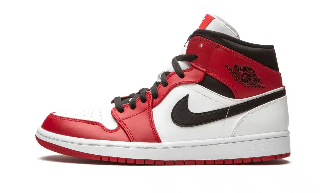 AIR JORDAN 1 MID WHITE CHICAGO (GS) | Tekkies Store