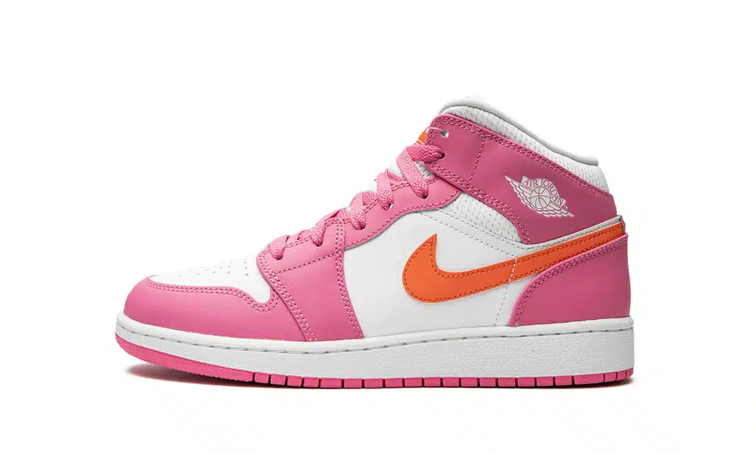 AIR JORDAN 1 MID PINKSICLE SAFETY ORANGE (GS) | Tekkies Store